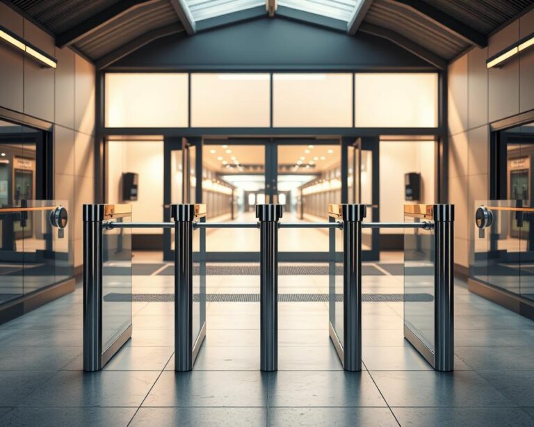 Flap Barriers with Multi-Zone Access Control Integration – EarthClean